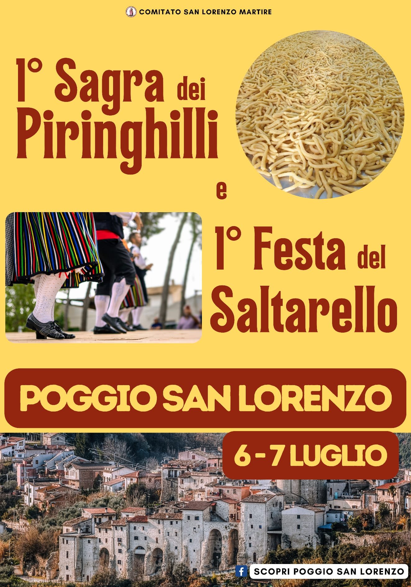 Poggio San Lorenzo, sagra dei piringhilli e festa del saltarello – 6/7 ...
