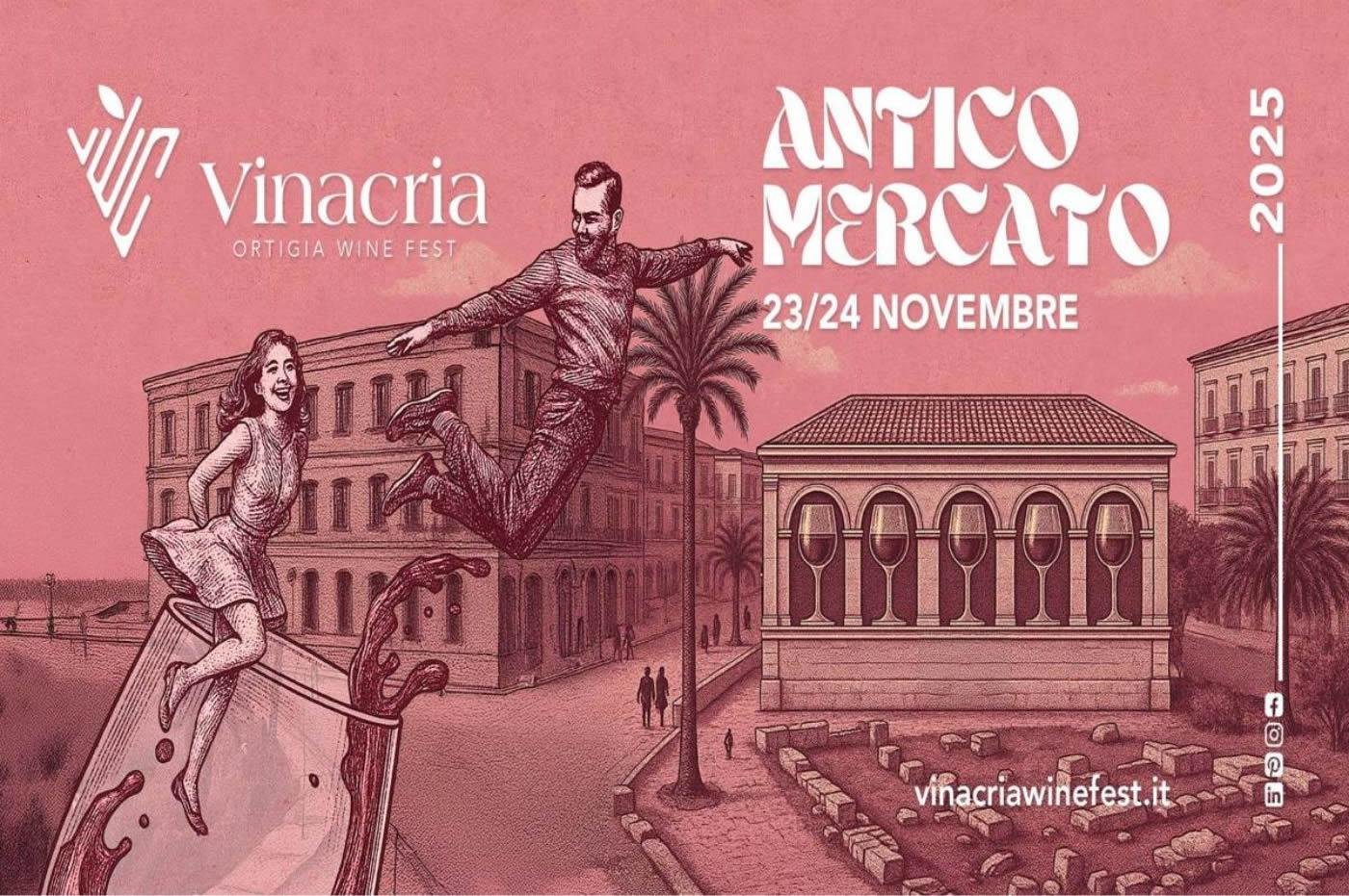 Vinacria-Ortigia Wine Fest 2025 porta il vino pop a Siracusa - Sapori News